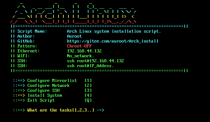 ArchLinux - 脚本安装使用指南_Auroot的博客-CSDN博客_archlinux安装脚本