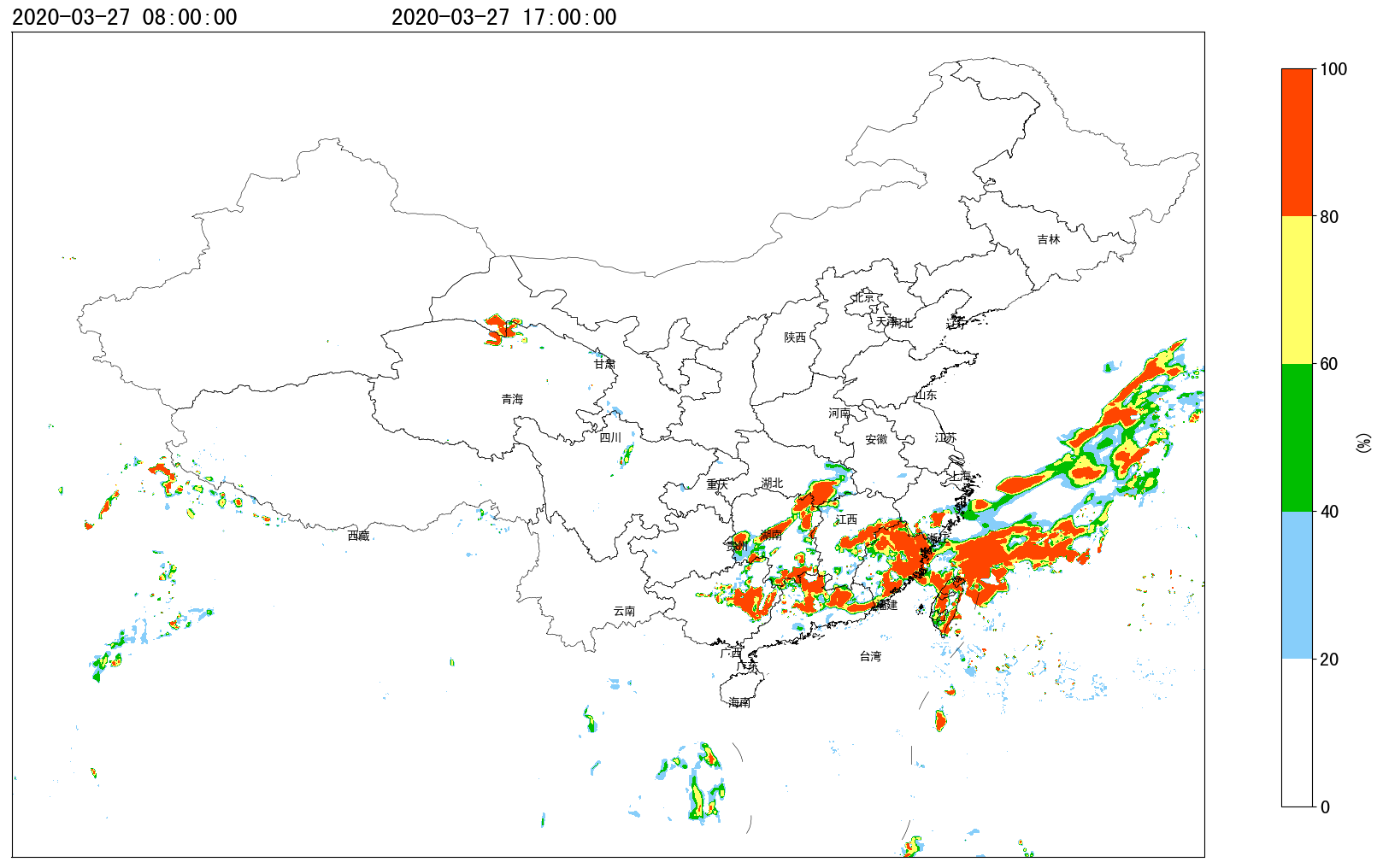 Python 气象 大气科学 可视化绘图系列（三）—— 地图上自动标注省会名称（demo调整中）（代码示例）python标地名 Csdn博客 