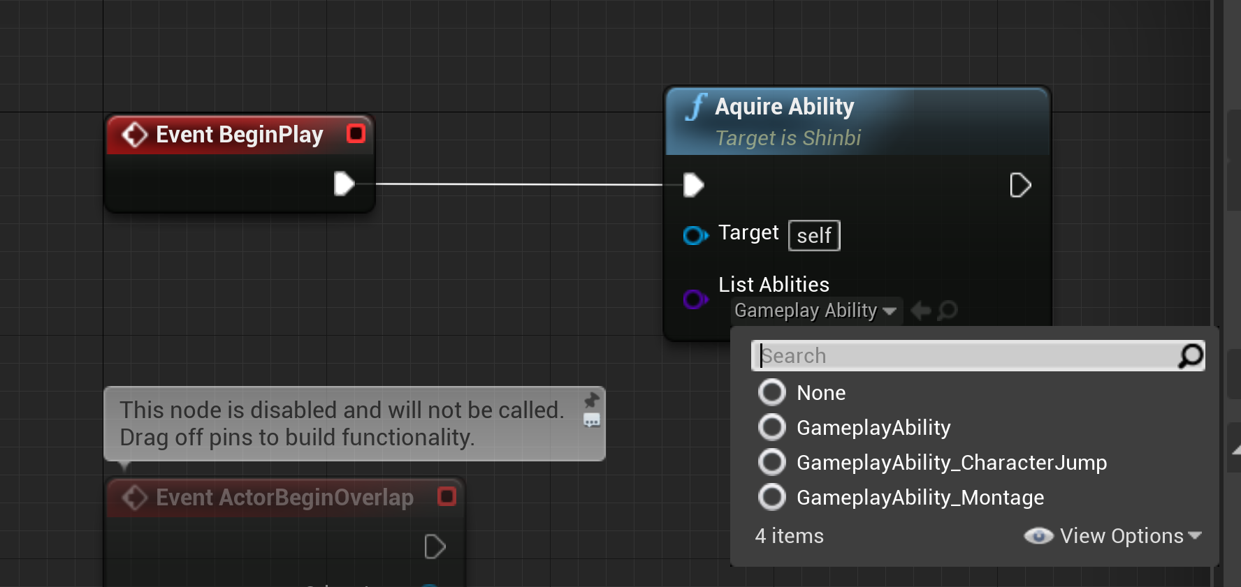 Unreal Engine 4 —— GAS系统学习 （二） 为主角添加技能_abilitysysteminterface.h找不到-CSDN博客