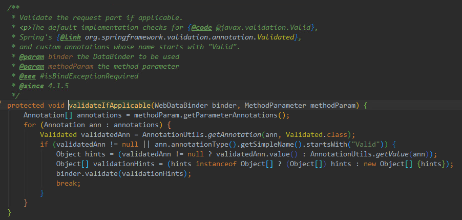 SpringMvc @Validated注解执行原理_springmvc 方法级校验 validate 代码 原理-CSDN博客