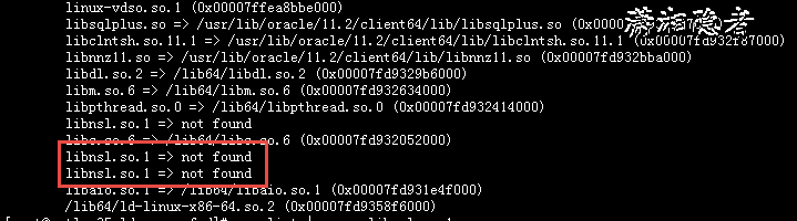 sqlplus: error while loading shared libraries: libnsl.so.1: cannot open shared object file: No ...