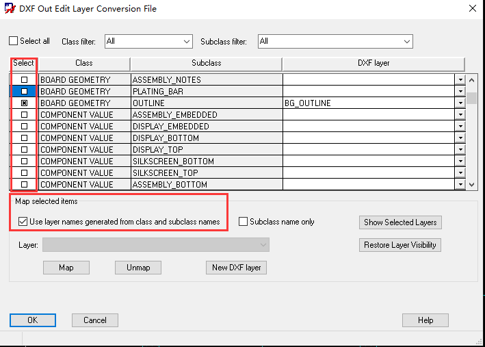 Allegro-导出DXF_select dxf layer conversion file-CSDN博客