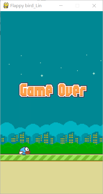【Python】使用Pygame做一个Flappy bird小游戏（四）---碰撞检测与结束界面_物体碰撞显示游戏结束-CSDN博客