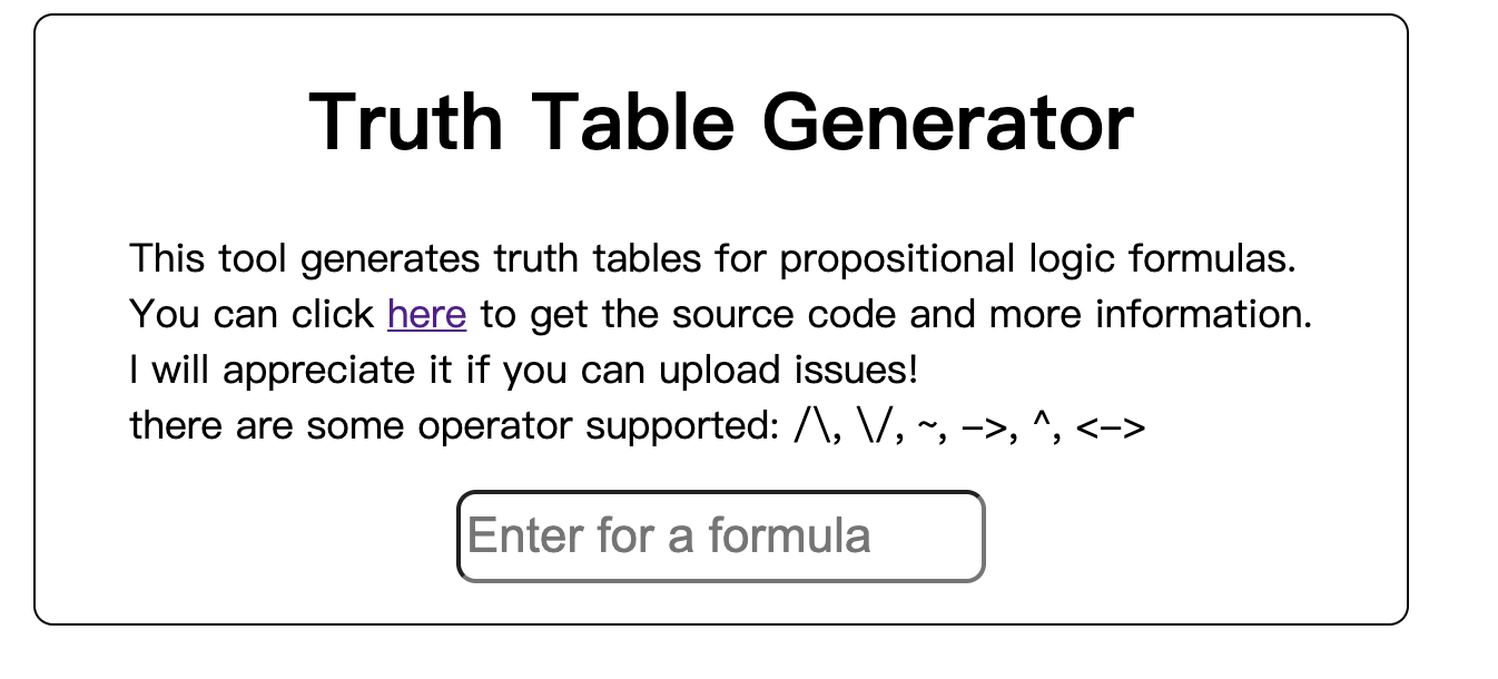 Truth Table Generator Source Code | Cabinets Matttroy