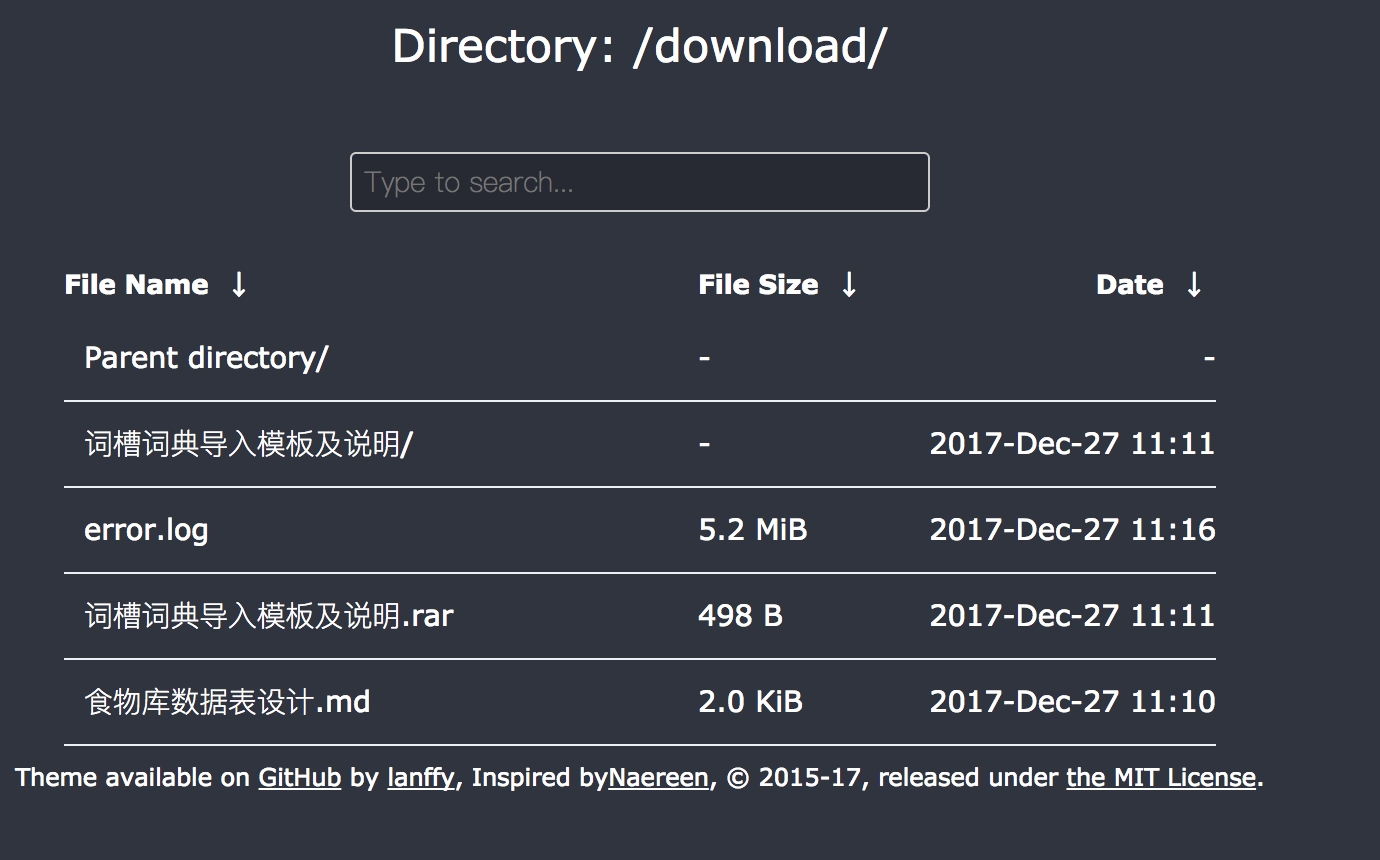 Nginx浏览目录配置及美化 Nginx点播文件目录美化 Csdn博客
