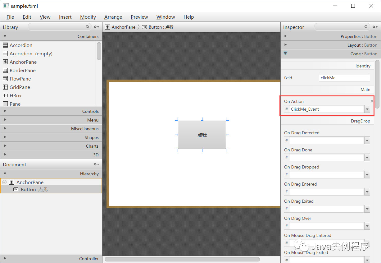 Javafx之scene Builder详细使用说明之设置篇（4）——代码codescenebuilder使用教程 Csdn博客 9932