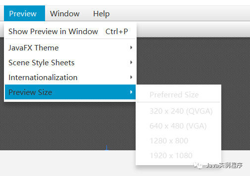 JavaFX之Scene Builder详细使用说明之菜单篇（6）——Preview菜单_scenebuilder 选择 themes-CSDN博客