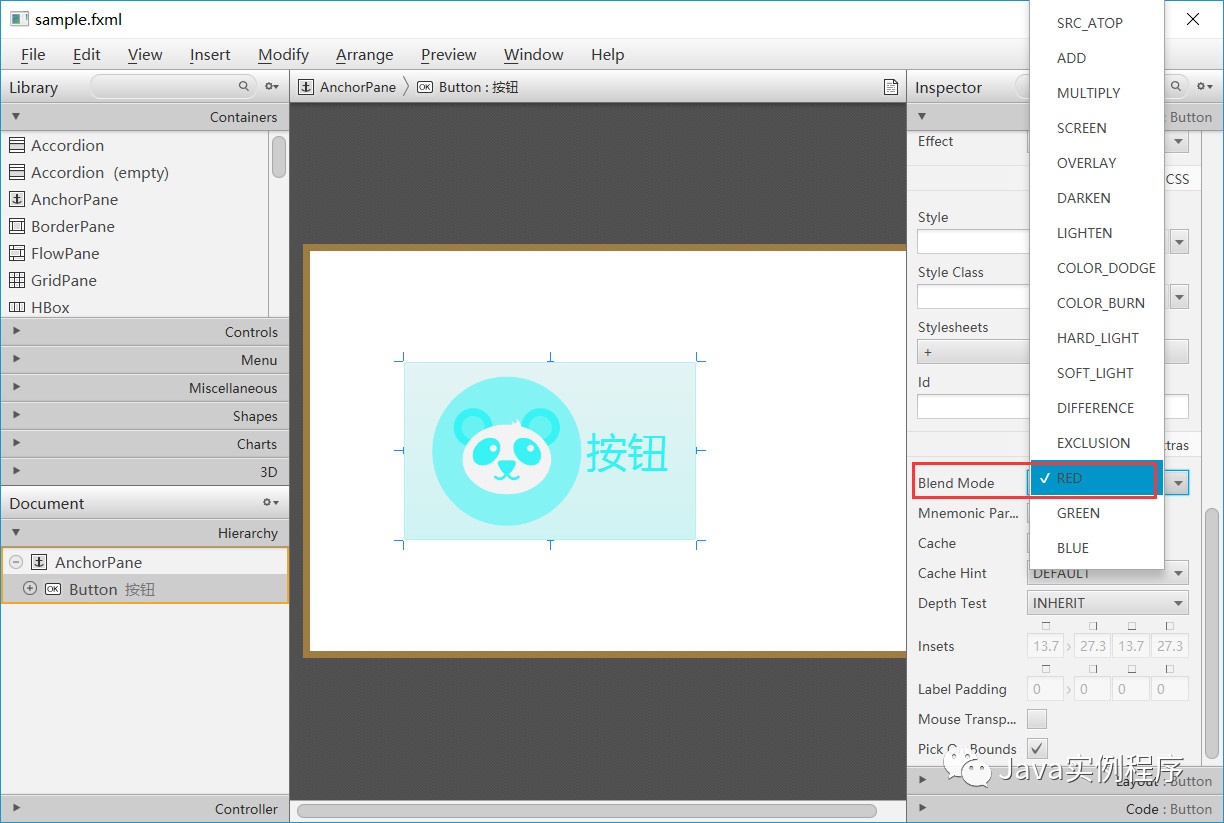 JavaFX之Scene Builder详细使用说明之设置篇（2）——属性Properties_opaqueinsets-CSDN博客