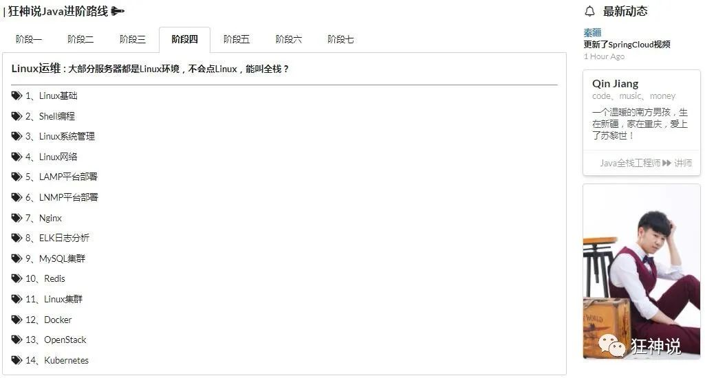 狂神说java全栈学习路线狂神说java博客 Csdn博客 