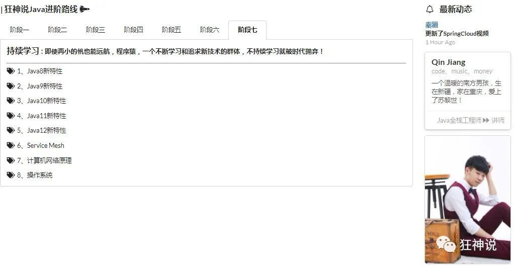 狂神说java全栈学习路线狂神说java博客 Csdn博客 