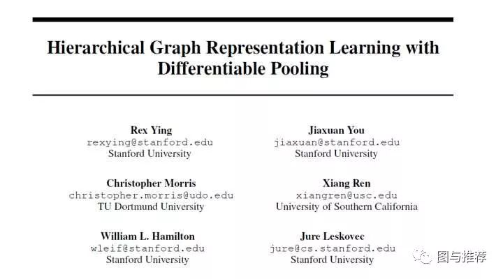 图池化经典之作: 18NIPS DiffPool-CSDN博客