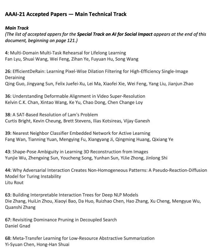 AAAI 2021论文接收列表放出! 1692篇论文都在这儿了！-CSDN博客