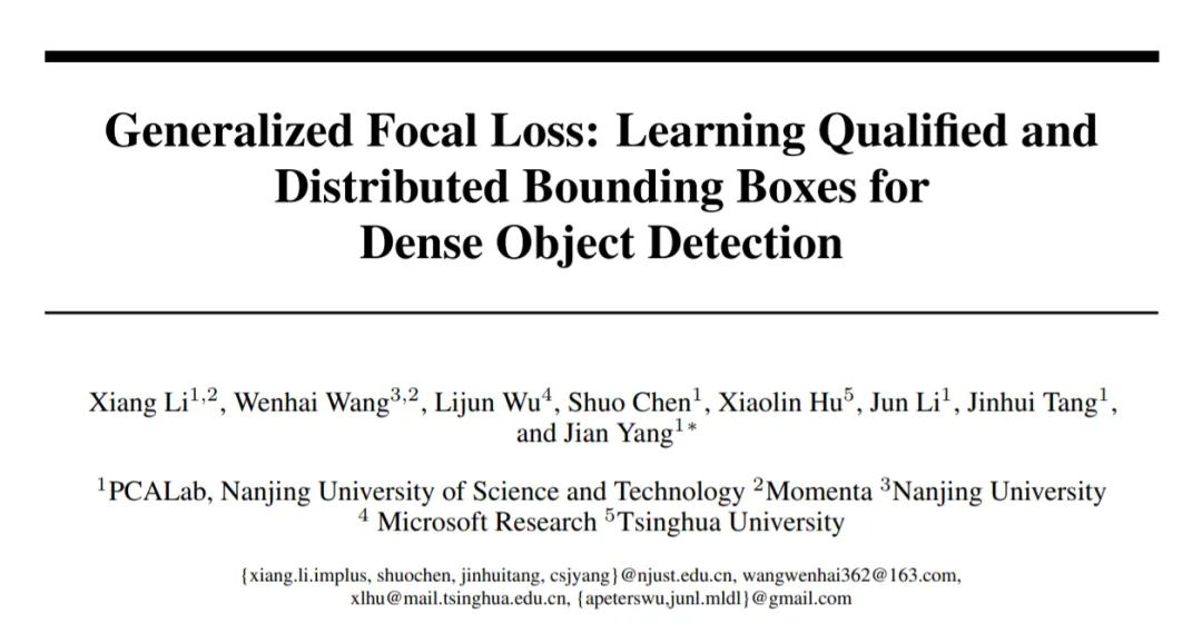 目标检测无痛涨点：大白话 Generalized Focal Loss-CSDN博客