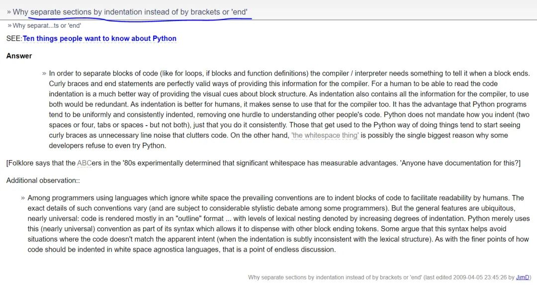 Python 为啥用缩进语法，听听python之父的说的啥。。。 Csdn博客 