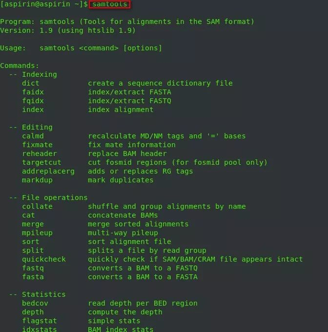 Samtools（centos Linux）安装及常用命令详解 Csdn博客 