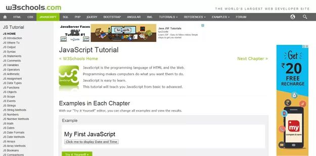 15个免费学习JavaScript的最佳网站-CSDN博客