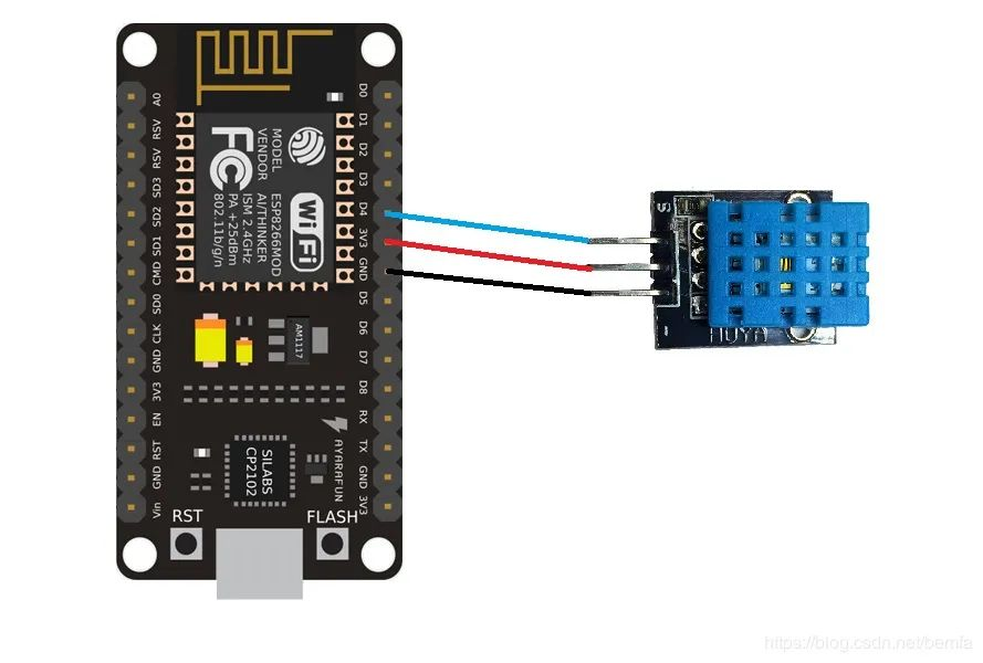 微信小程序显示esp8266上传的实时显示温湿度数据 Csdn博客 