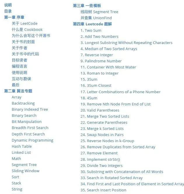 超赞！leetcode 真题版电子书在 Github 上终于开源了 Csdn博客