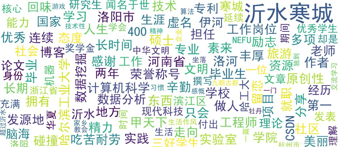 用 Python 实现词云可视化 Csdn博客 