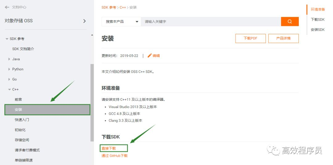 使用阿里云 OSS C++ SDK_oss sdk-CSDN博客