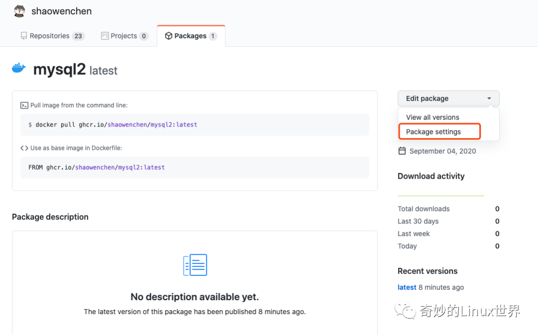 GitHub 镜像仓库服务 Ghcr 快速上手教程-CSDN博客