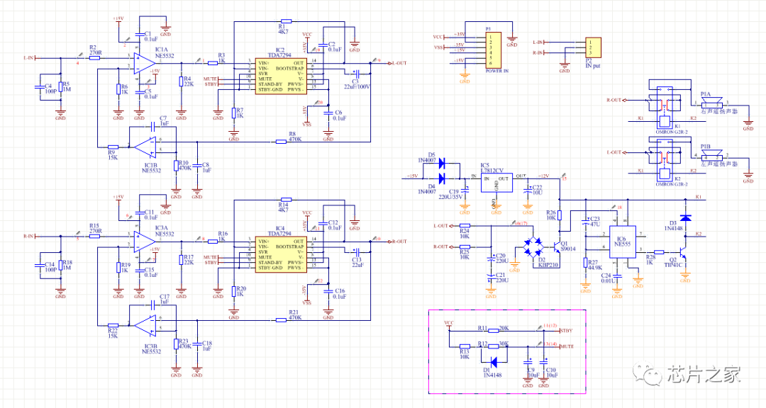 【全开源功放】意法微电子的经典芯片，TDA7294！-CSDN博客