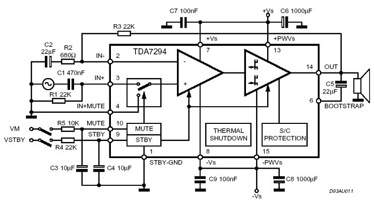 【全开源功放】意法微电子的经典芯片，TDA7294！-CSDN博客