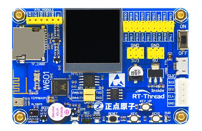 RT-Thread、联盛德、正点原子合作发布W601 WIFI SOC 物联网开发套件-CSDN博客