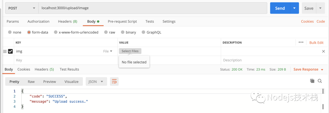 Node.js 小知识 — 实现图片上传写入磁盘的接口-CSDN博客