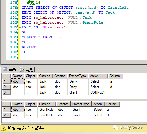 SQL Server 中深入理解GRANT、REVOKE 和 DENY 的区别_revoke在数据库中是什么意思-CSDN博客