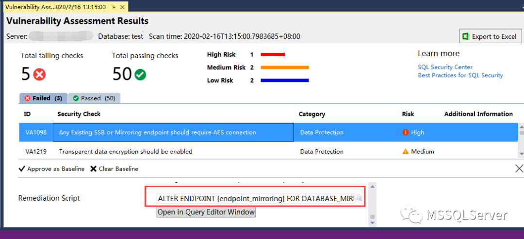Sql Server 安全漏洞评估工具 Microsoft Sql Server 2019 风险评估工具 Csdn博客