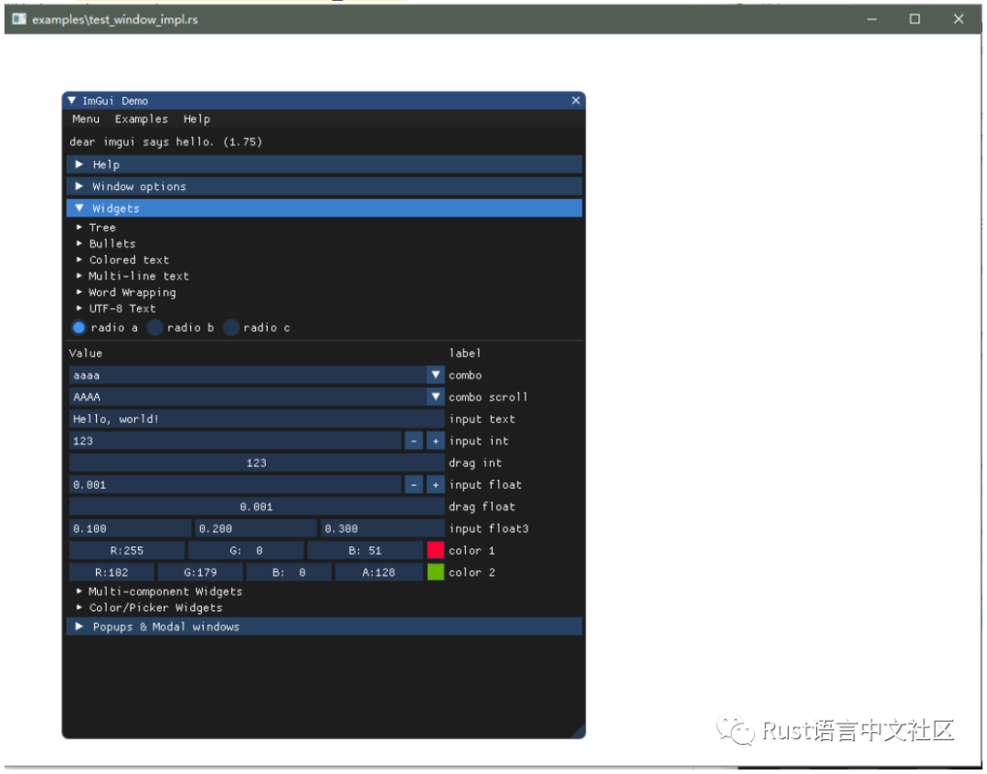 【每周一库】 imgui-rs - Rust下的Dear ImGui binding-CSDN博客