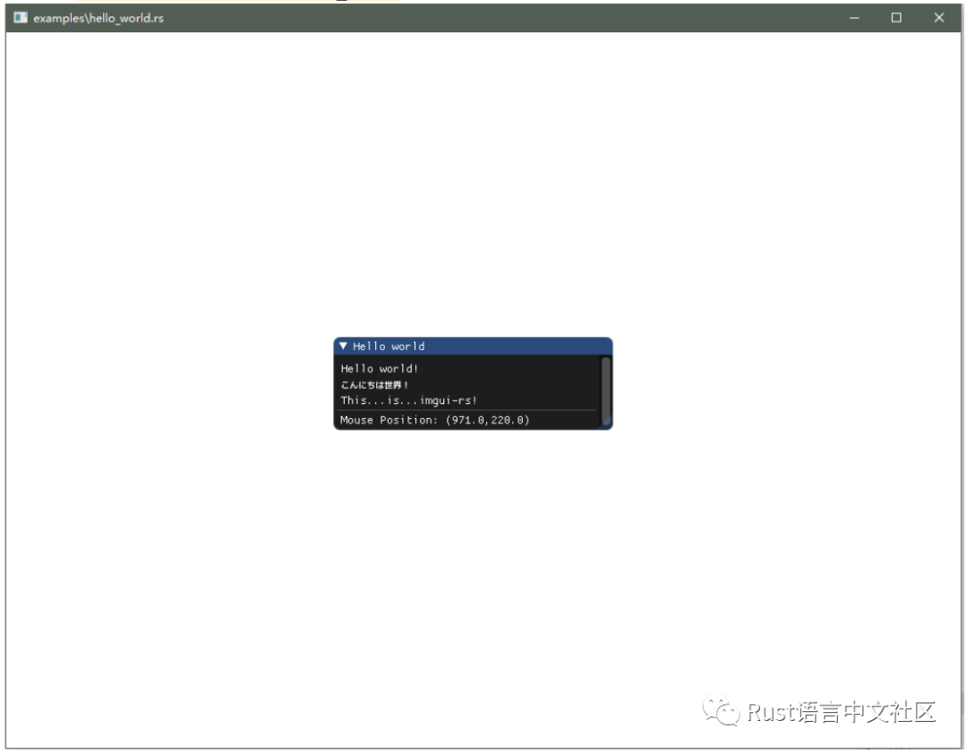 【每周一库】 imgui-rs - Rust下的Dear ImGui binding-CSDN博客