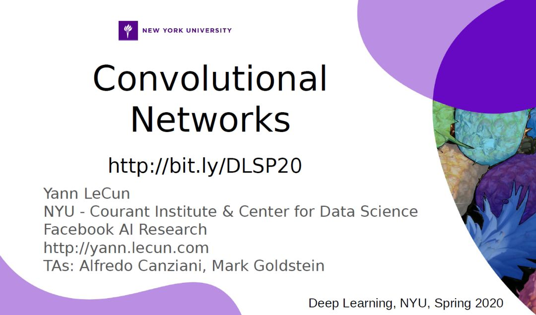 Yann Lecun 纽约大学Spring2020深度学习课程，附66页PPT下载-CSDN博客