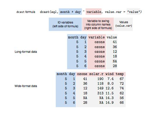 R包reshape2，轻松实现长、宽数据表格转换-CSDN博客