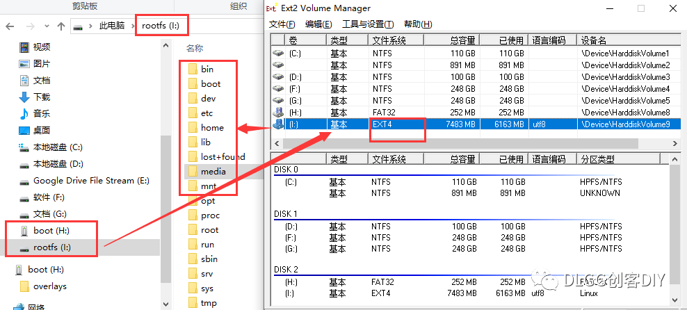 【pc工具】windows 上编辑树莓派（linux Ext）分区文件工具——ext2fsd Csdn博客 