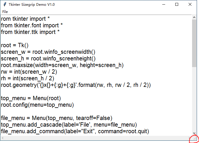 Python GUI编程入门(30)-Sizegrip控件-CSDN博客