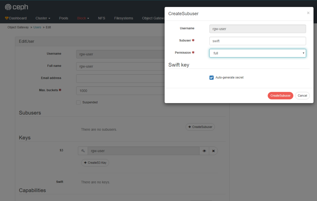 Ceph使用系列之——Ceph RGW使用_ceph public 网络可以指定本机没有的ip么-CSDN博客