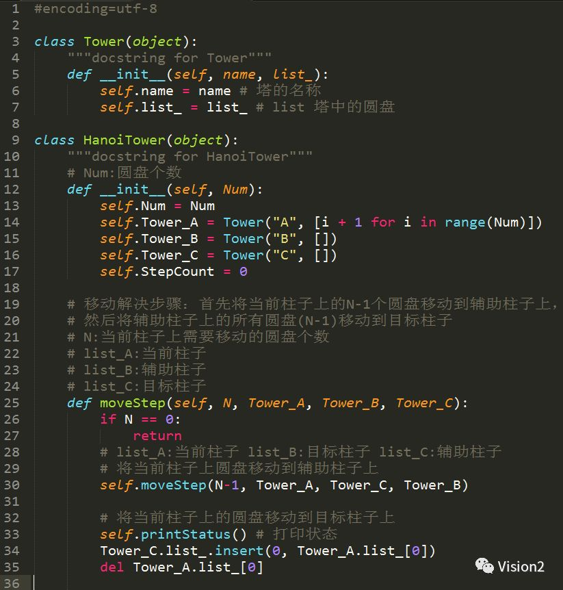 汉诺塔问题的Python代码实现_python若汉诺塔座a上的圆盘按直径由小到大且至上而下编号为1至n,将这n个圆盘-CSDN博客