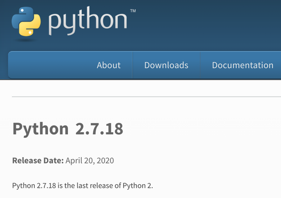 Python 2.7.18 发布，Python 2 时代是真的结束了-CSDN博客
