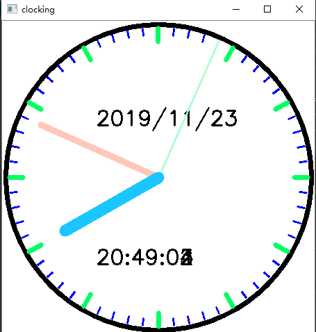 python实战篇(四)---Python+OpenCV画动态时钟-CSDN博客