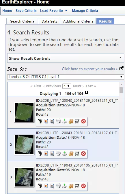 利用USGS EarthExplorer 批量下载sentinel-2、landsat 8 Level1、2等影像-CSDN博客