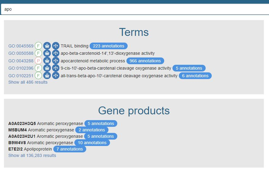 quickGO:在线查询GO和GO注释信息的网站-CSDN博客
