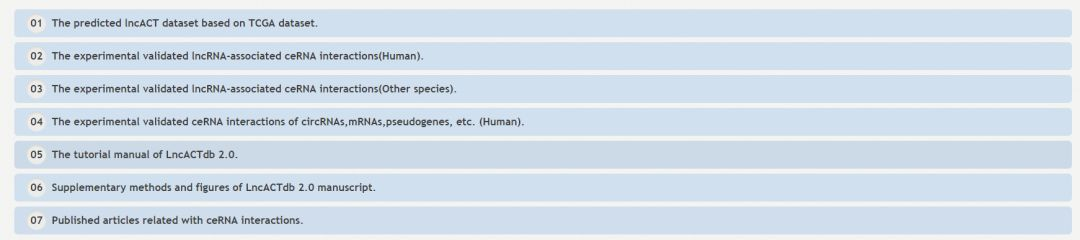 LncACTdb:lncRNA相关的ceRNA网络数据库-CSDN博客