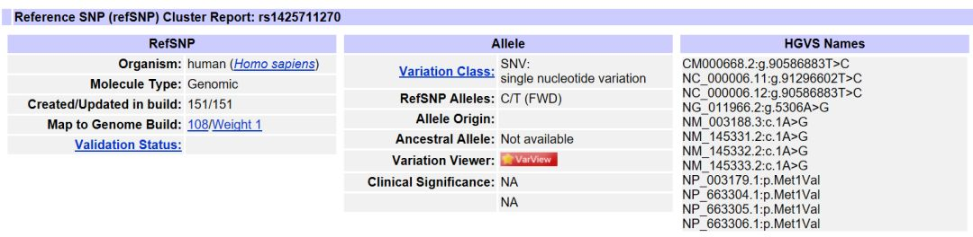 dbSNP数据库简介-CSDN博客