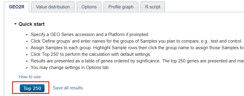 GEO2R:对GEO数据库中的数据进行差异分析-CSDN博客