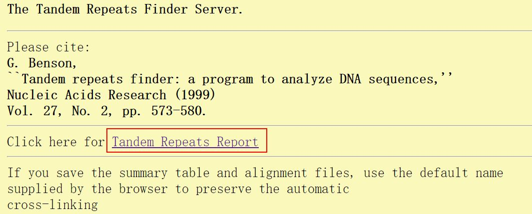 Tandem Repeats Finder:串联重复序列查找工具-CSDN博客