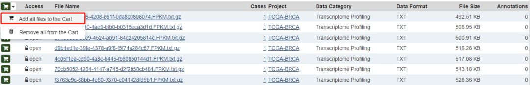 使用gdc-client批量下载TCGA数据-CSDN博客
