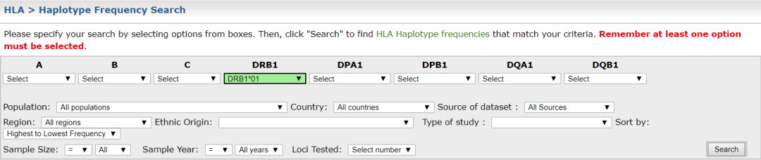ANFD-HLA在不同人群中的频率数据库-CSDN博客