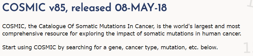 COSMIC数据库简介-CSDN博客